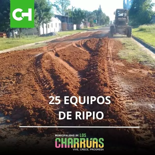 COLOCACIÓN DE RIPIO - LOS CHARRÚAS